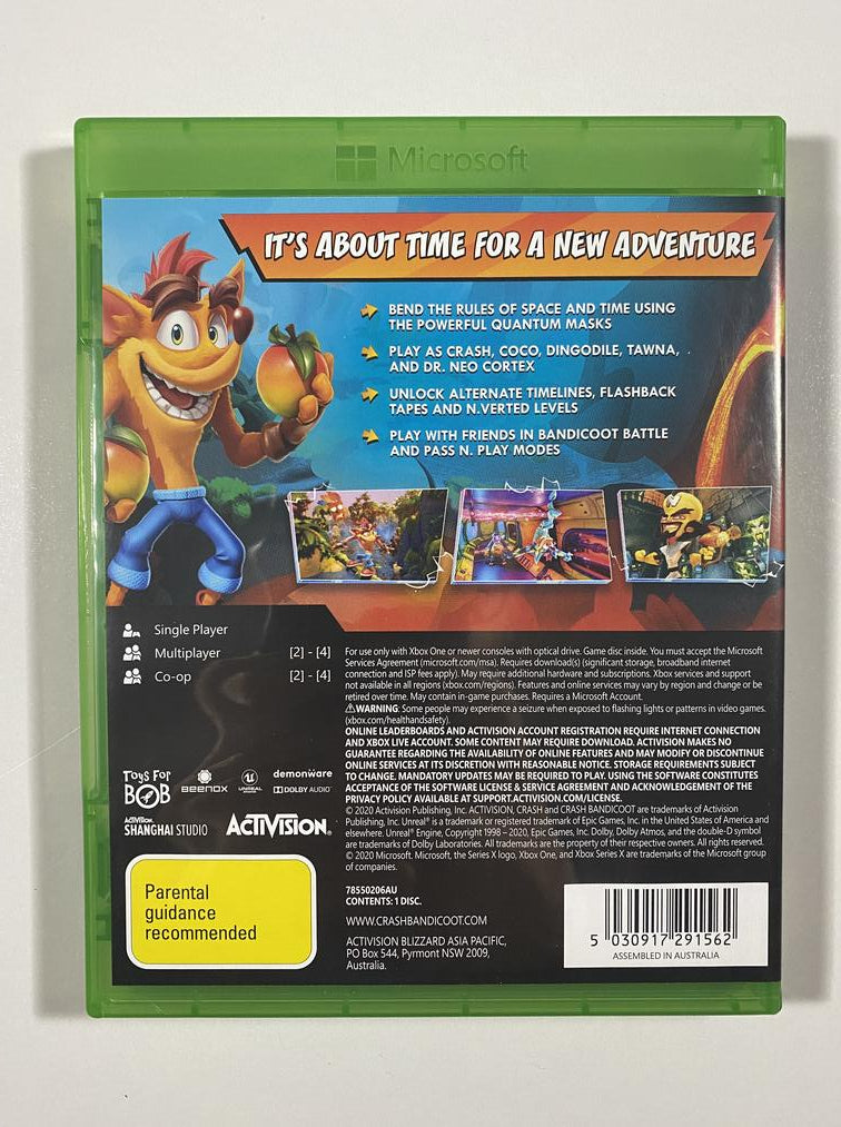 Crash Bandicoot 4 Its About Time Trailer Shows New Art