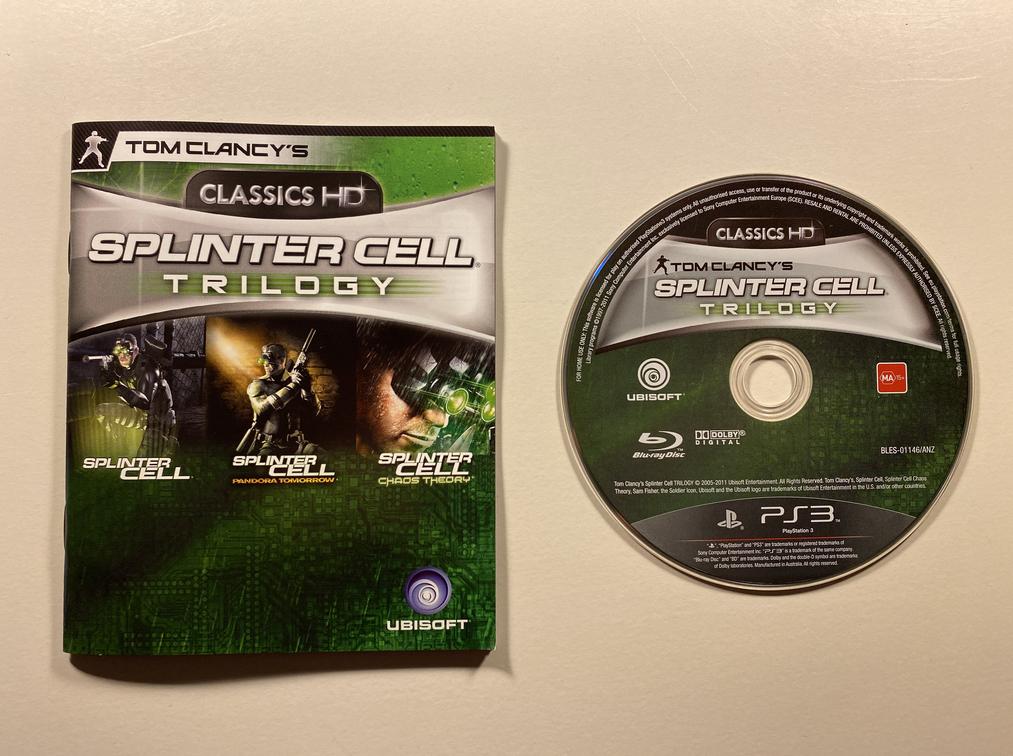 splinter cell trilogy ps3
