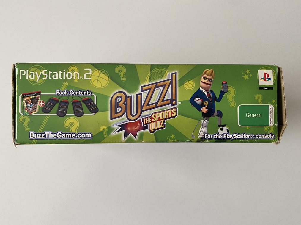 Buzz! The Sports Quiz and 4x Wired Buzzer Controllers Boxed | GameFleets