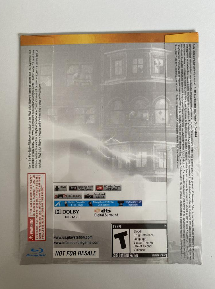 Infamous 2 Demo Disc (Sony Playstation 3) | GameFleets