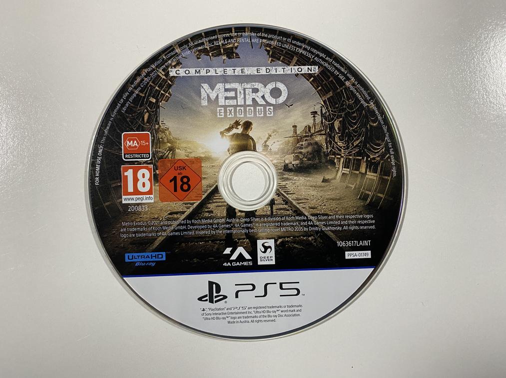 Metro Exodus Complete Edition (Sony PlayStation 5) | GameFleets