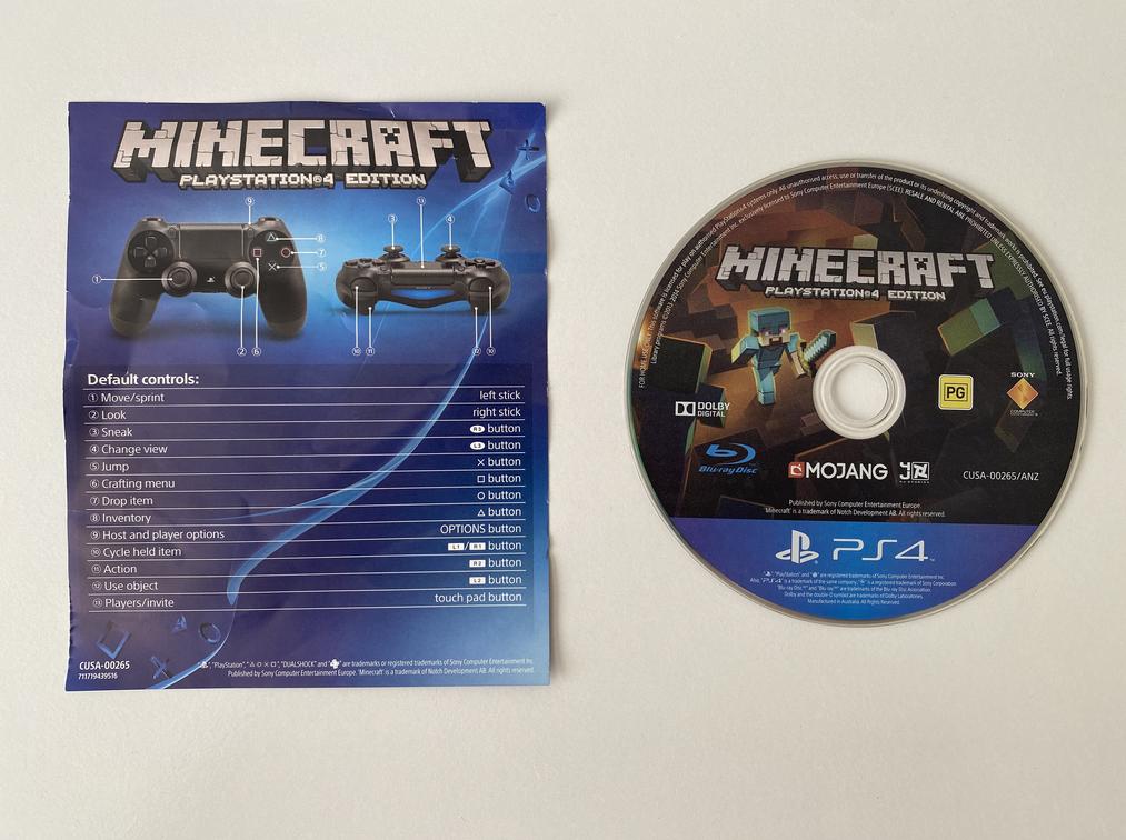 Minecraft PlayStation 4 Edition (Sony PlayStation 4) | GameFleets