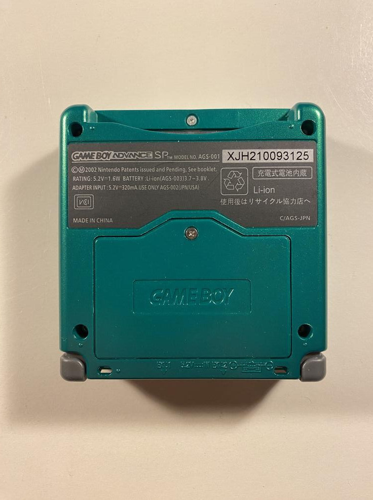Nintendo GameBoy Advance GBA SP Console Custom Rayquaza Green | GameFleets