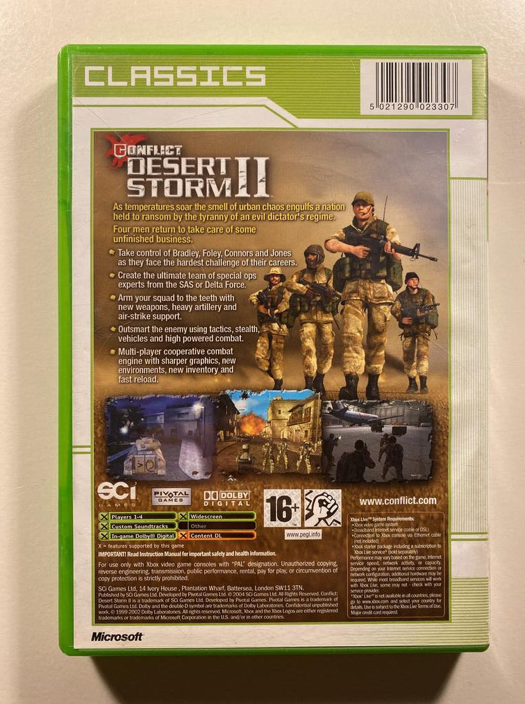 Desert Storm For Xbox