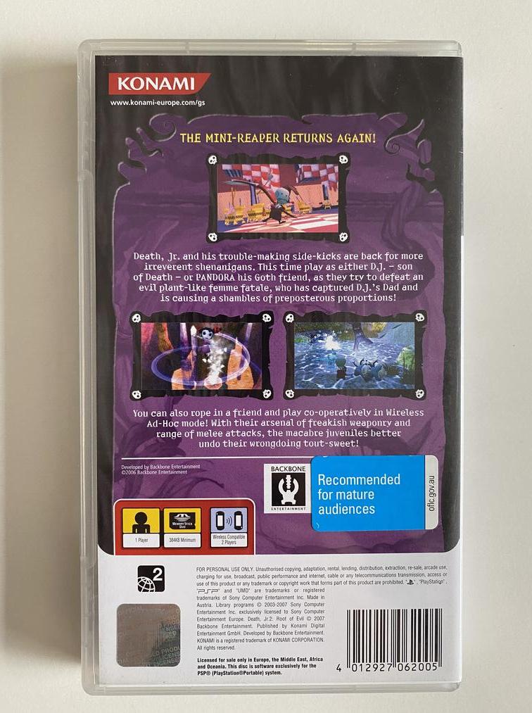 Death Jr 2 Root Of Evil (Sony PSP) | GameFleets