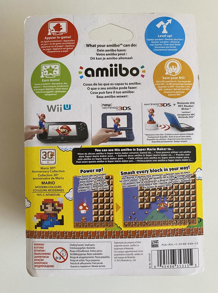 Modern Colours Mario Nintendo Amiibo Mario 30th Anniversary Collection ...