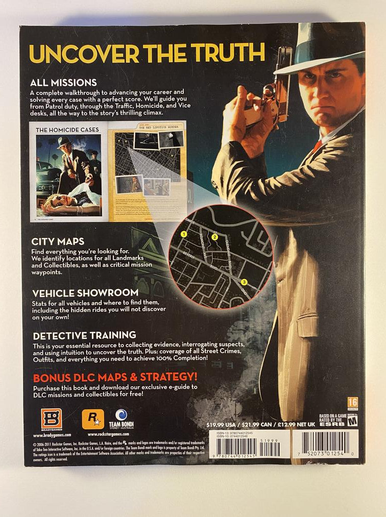 L.A. Noire BradyGames Strategy Guide Signature Series | GameFleets