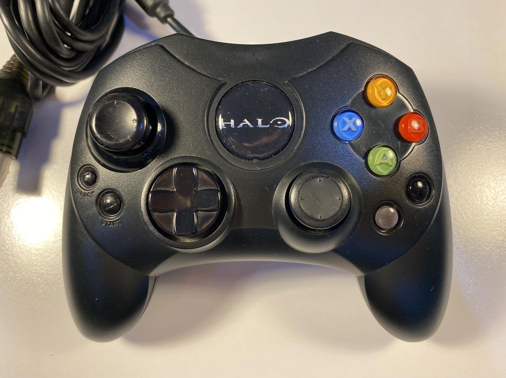 Microsoft Original Xbox Wired Controller S Halo Edition | GameFleets