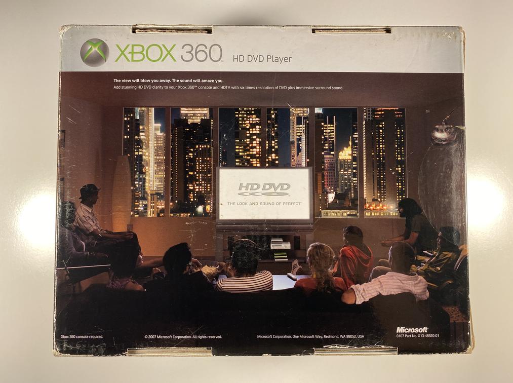 Microsoft Xbox 360 HD DVD Player Boxed No Power Cable | GameFleets