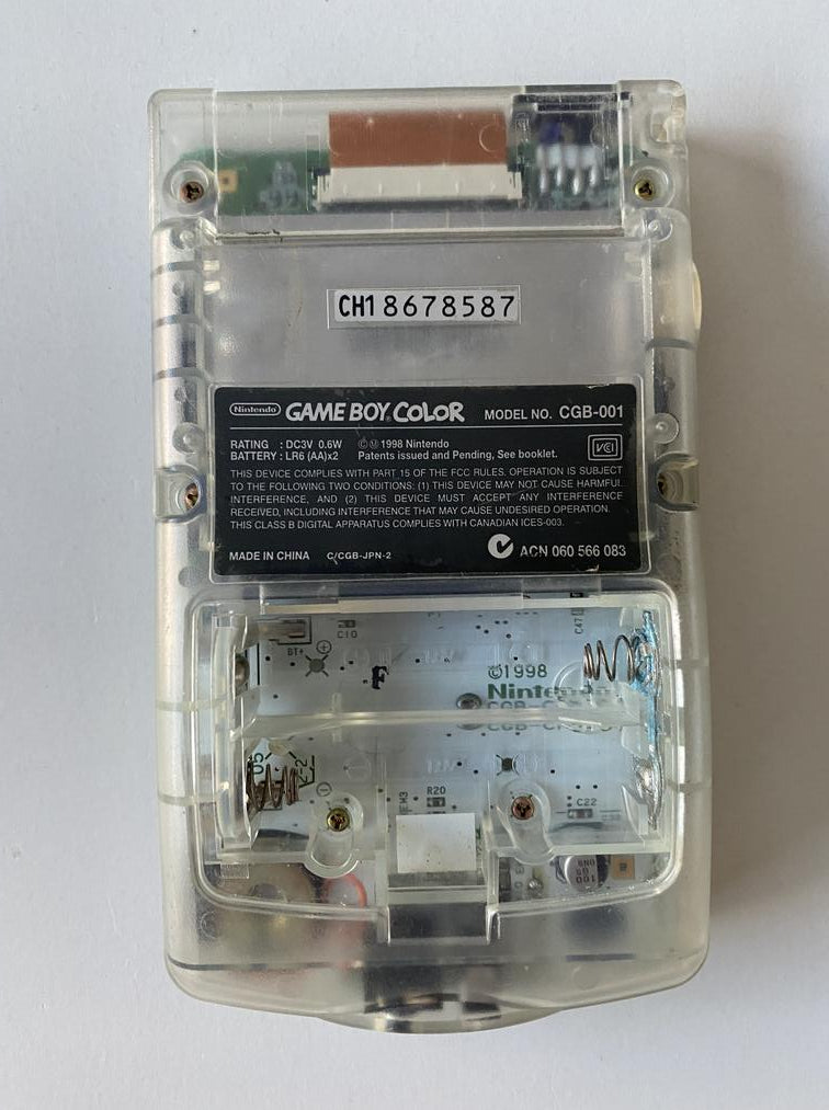 Nintendo Game Boy Color GBC Console Clear | GameFleets