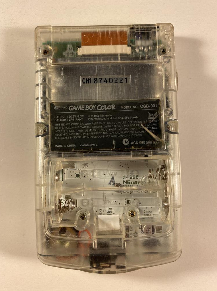 Nintendo Game Boy Color GBC Console Clear | GameFleets