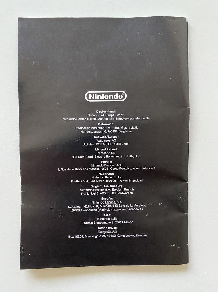 Nintendo GameCube Controller Instruction Booklet | GameFleets